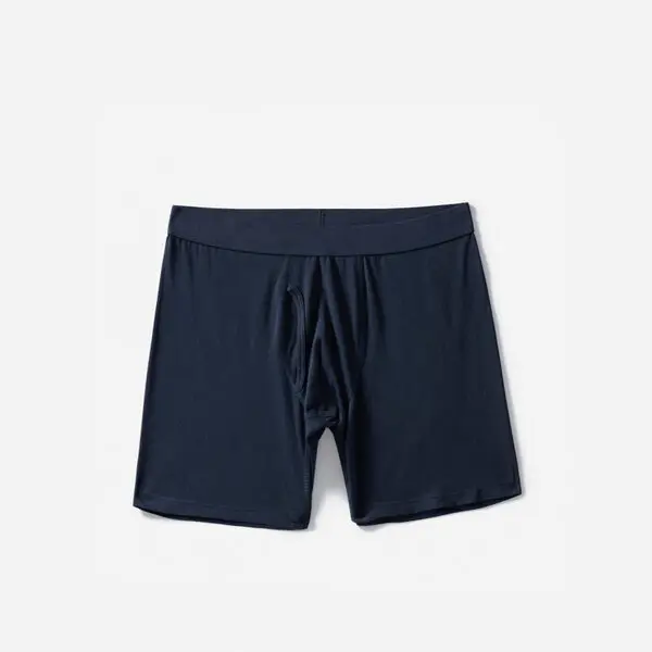 Everlane Supima® Longer Boxer Brief - Uniform | Deep Navy